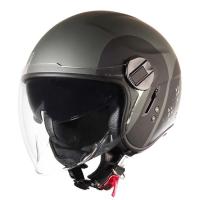 China Open Face Helmet ECE Approved Custom Design Anti-Scratch PC Clear Visor Included for sale