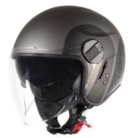 China Open Face Helmet ECE Approved Custom Design Anti-Scratch PC Clear Visor Included for sale