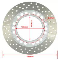China 245mm Rear Brake Disc for Yamaha FZ400 XJR400 FZR600 Customized Motorcycle Accessories for sale
