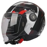 China Custom ECE Certified Open Face Motorcycle Helmet for Men in Yellow/Black XS-XXL Sizes for sale