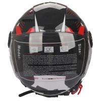 China Custom ECE Certified Open Face Motorcycle Helmet for Men in Yellow/Black XS-XXL Sizes for sale