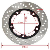 China 240mm Stainless Steel 420 2Cr13 Rear Brake Disc Rotor for Suzuki SV650 GSXS750 GSF1250 for sale