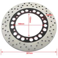 China Replace/Repair Purpose 267mm Brake Disc Rotor for Yamaha XJ600 XJ650 Custom OEM Design for sale