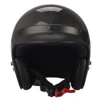 China Custom ECE Certification Open Face Retro Carbon Fiber Helmet for Customer Requirements for sale