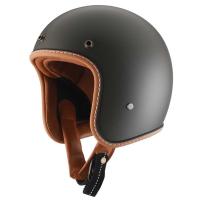 China Customized Logo Accepted Lowest Profile Open Face FRP Fiber Glass Motorcycle Helmet for sale
