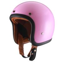 China Customized Logo Accepted Lowest Profile Open Face FRP Fiber Glass Motorcycle Helmet for sale