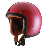 China Customized Logo Accepted Lowest Profile Open Face FRP Fiber Glass Motorcycle Helmet for sale
