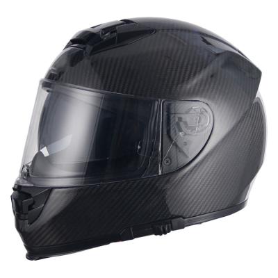 China Custom DOT ECE Certified Carbon Fiber Full Face Motorcycle Helmet in M L XL XXL Sizes for sale