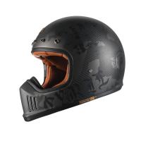 China Anti-fall Safety Protection Full Face Dirt Bike Motocross Helmet with Retro Style for sale