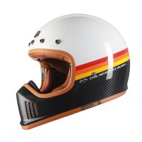 China Anti-fall Safety Protection Full Face Dirt Bike Motocross Helmet with Retro Style for sale