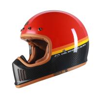 China Anti-fall Safety Protection Full Face Dirt Bike Motocross Helmet with Retro Style for sale