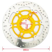 China 298mm Brake Rotor Disc for Yamaha XJR400 FZR600 TZR250 TRX TDM850 Customized Design for sale