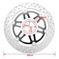 China 296mm Floating Front Brake Disc for Honda CB400 CB600 Customized Performance Upgrade for sale