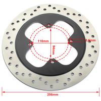 China Custom Fixed Rear Brake Discs 256mm for Honda VFR800 F Fi Interceptor Make Sample for sale