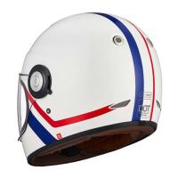 China Custom DOT ECE Approved FRP/Fiberglass Full Face Motorcycle Helmet Classic Retro Look for sale
