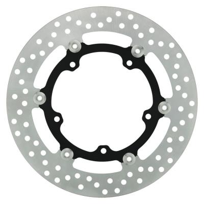 China Custom Front Floating 298mm Motorcycle Brake Rotor Disc for Yamaha FZ6 XJ6 R6 Black for sale