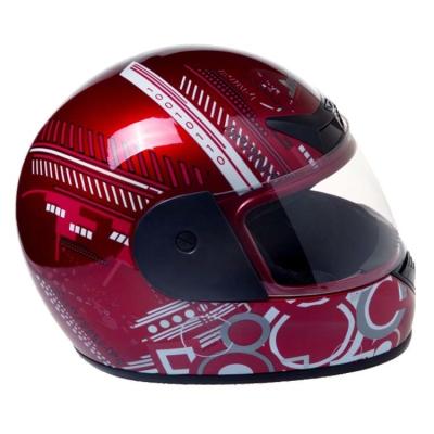 China Vintage Motorbike Full Face Jet Helmet with Customized Logo and High Density EPS Liner for sale