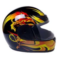 China Vintage Motorbike Full Face Jet Helmet with Customized Logo and High Density EPS Liner for sale