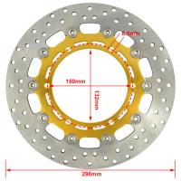 China Custom 298mm Motorcycle Front Floating Brake Rotor Disc for Yamaha YZF R1 YZF R6 for sale