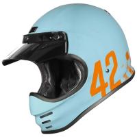 China Custom DOT ECE Approved Fiberglass Full Face Motorcycle Helmet with Personalized Logo for sale