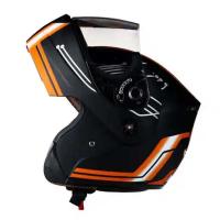 China Customized Logo Accepted Make DOT Approved Motorcycle Flip Up Helmets Modular Helmet for sale