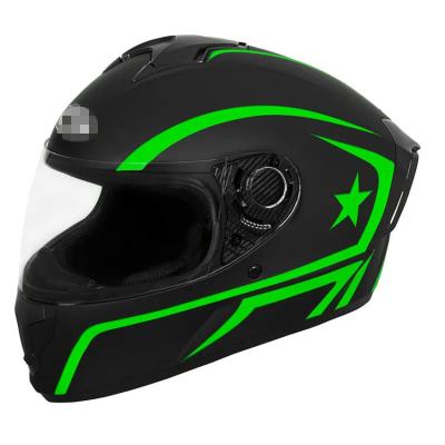 China Customized Full Face Off Road Motorcycle Helmet with Dual PC Visor DOT Certified for sale