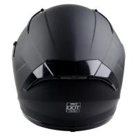 China Custom DOT Double Lens Visor Full Face Helmet Casco Racing Black/White/Custom Color for sale