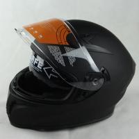 China Custom DOT Double Lens Visor Full Face Helmet Casco Racing Black/White/Custom Color for sale