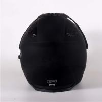 China White ECE approved motocross safety full face double visors helmets with customized logo for sale