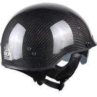 China M.L.XL.XXL Black Carbon Fiber Motorcycle Helmet Half Face DOT ECE Certification Custom for sale