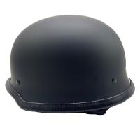 China Black Custom DOT Certified German Style Motorcycle Half Helmet Delivery Time 30-35 Work Days for sale