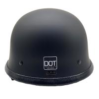China Black Custom DOT Certified German Style Motorcycle Half Helmet Delivery Time 30-35 Work Days for sale