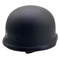 China Black Custom DOT Certified German Style Motorcycle Half Helmet Delivery Time 30-35 Work Days for sale