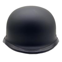 China Black Custom DOT Certified German Style Motorcycle Half Helmet Delivery Time 30-35 Work Days for sale