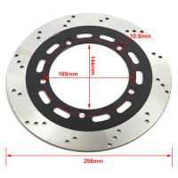 China Natural Color Black Custom Front 296mm Motorcycle Brake Disc for Honda VT 600 750 Shadow for sale