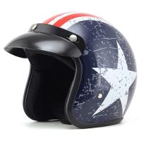 China DOT Safety Certified and in Various Colors Open Face Helmet for Vintage Motorcycles for sale