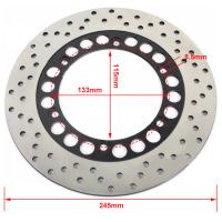 China 245mm Motorcycle Rear Brake Disc Rotor for Yamaha XJR400 FZS600 TDM900 for sale