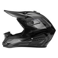 China Customized Logo Accepted Black Full Face Motorcycle Racing Helmets with DOT Approved for sale