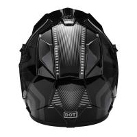 China Customized Logo Accepted Black Full Face Motorcycle Racing Helmets with DOT Approved for sale