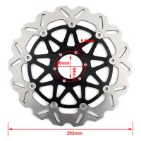 China Custom Front 282mm Motorcycle Brake Disc for Yamaha TZR125 TZR125R FZR250 TZR250 Durable for sale
