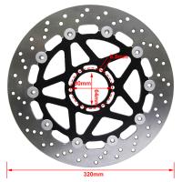 China Natural Color Golden/Black Options for Yamaha FZR750 YZF750 FZR1000 Brake Disc Rotor for sale