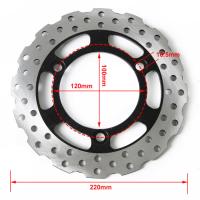 China Replace/Repair 220mm Motorcycle Brake Disc for Kawasaki EX250 EX300 Ninja Custom Rear for sale