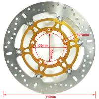China Floating Front Motorcycle 310mm Brake Disc Rotor for Suzuki GSXR 600 750 Make Samples for sale