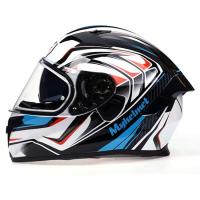 China White/Black/Custom Colors Full Face DOT Certified Motocross Racing Motorcycle Helmet for sale