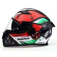 China White/Black/Custom Colors Full Face DOT Certified Motocross Racing Motorcycle Helmet for sale