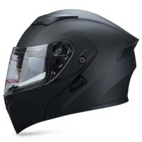 China DOT Certified Custom Double Lenses Modular Flip Up Motorcycle Helmet for M-L-XL-XXL for sale