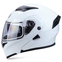 China DOT Certified Custom Double Lenses Modular Flip Up Motorcycle Helmet for M-L-XL-XXL for sale