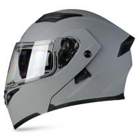 China DOT Certified Custom Double Lenses Modular Flip Up Motorcycle Helmet for M-L-XL-XXL for sale