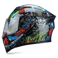 China DOT Certified Custom Double Lenses Modular Flip Up Motorcycle Helmet for M-L-XL-XXL for sale