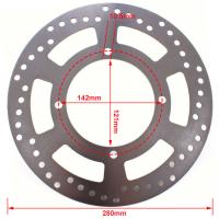 China Replace/Repair Purpose Custom Front 280mm Brake Disc Rotor for Suzuki DR650 DR750 DR800S for sale